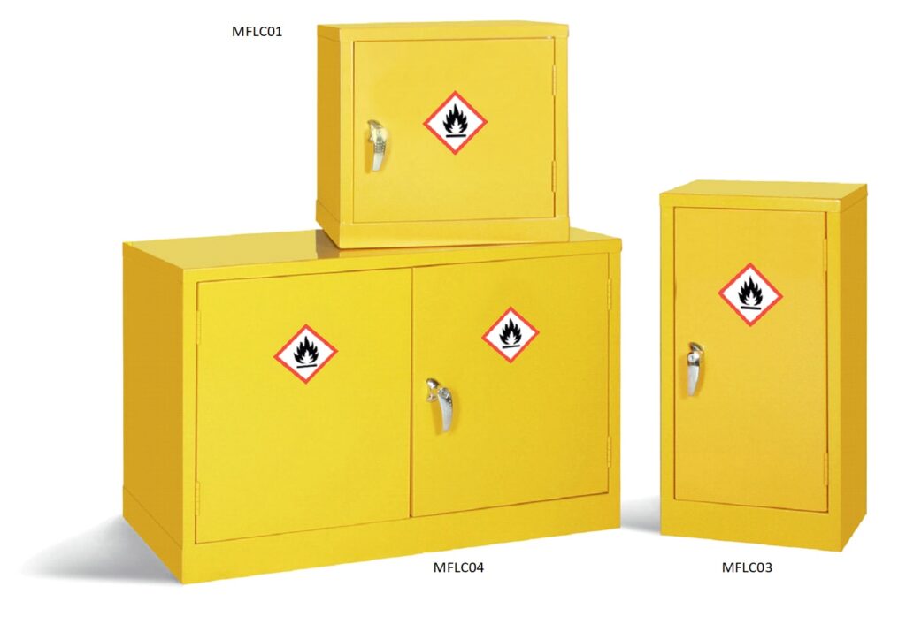 MFLC04 – Mini Flammable Liquid Storage Cabinet – 610 x 915 x 457mm ...